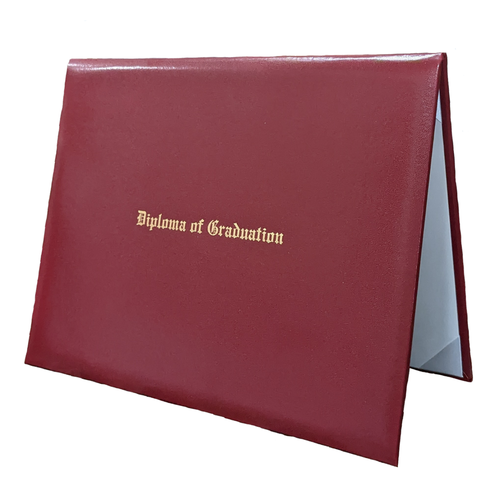 Graduation Diploma Cover imprinted "Diploma of Graduation"